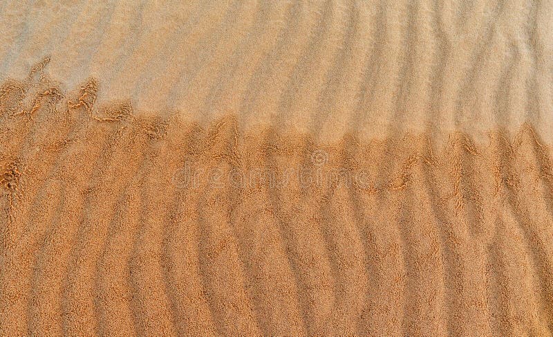 Sand Texture on a Desert Dune with Patterns in the Form of Waves ...