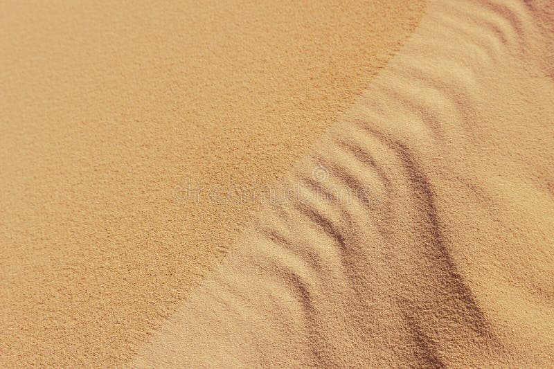 Sand Texture, Half Smooth and Half Wavey Stock Image - Image of smooth ...