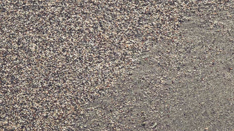 Sand Texture with Large and Small Grains Transition Loop. Summer Beach ...