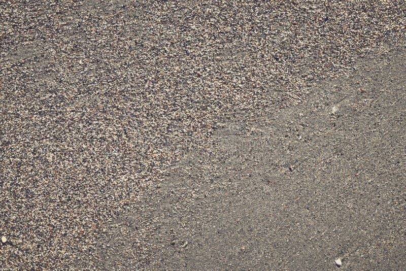Sand Texture with Large and Small Grains Transition. Stock Image ...