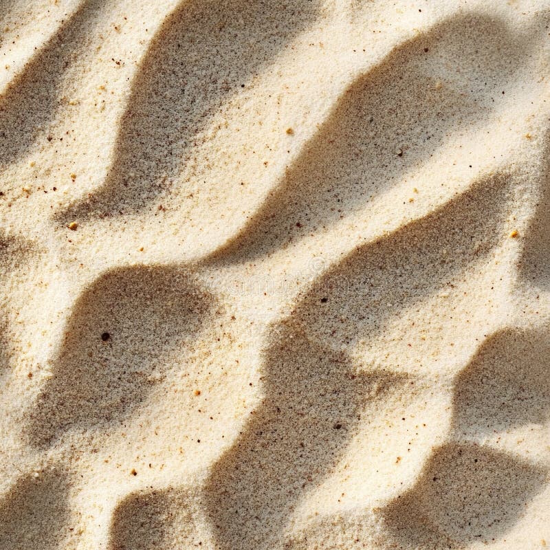 Sand Texture with Ripples and Shadows Creating a Natural Pattern Stock ...