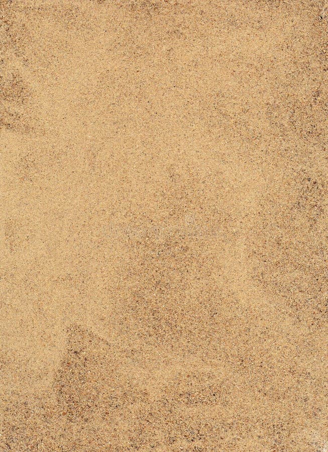 Sand Texture Top View with Copy Space. Vertical Orientation Stock Photo ...