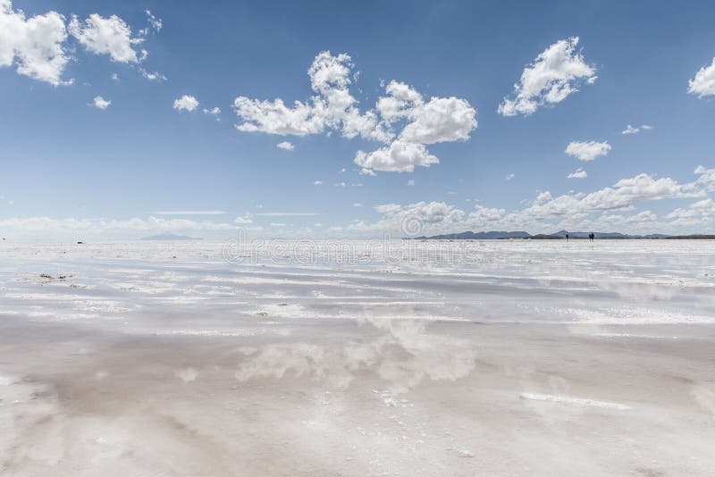 Sand Texture Visible Under the Crystal Clear Sea and the Sky in the ...