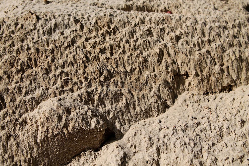 Sand Texture, Yellow River Sand Stock Image - Image of soil, relief ...