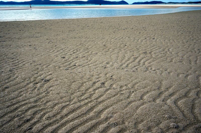 Sand Textures and Reflections Stock Image - Image of pattern, textures ...