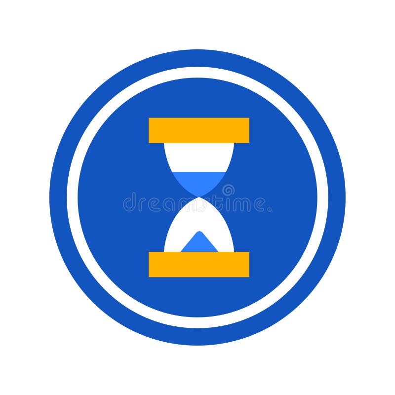 Sand Time Hourglass Logo Vector Design Clock Icon Concept Template ...