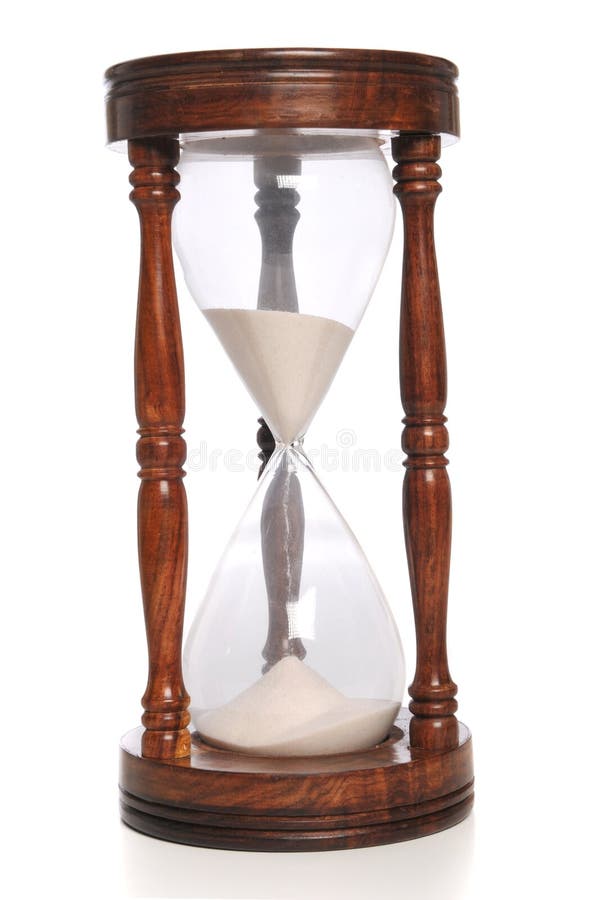 Hourglass, Sandglass Sand Timer Sand Clock Isolated White Stock Image ...