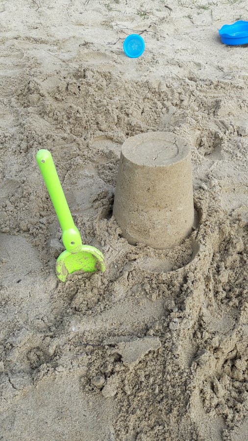 Sand-Tower stock image. Image of sandtower, playgame - 88139437