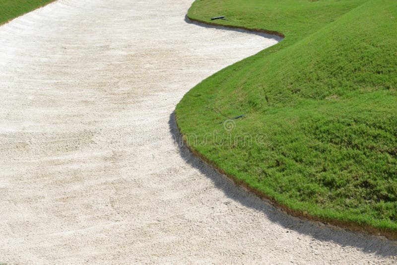 Sand Trap stock image. Image of green, grass, golf, trap - 26454133