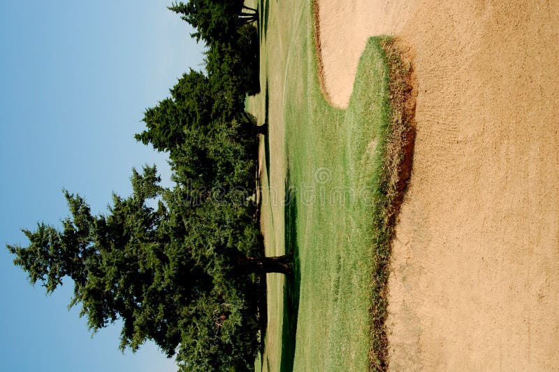 Sand Trap stock photo. Image of flag, recreation, wind - 4065886