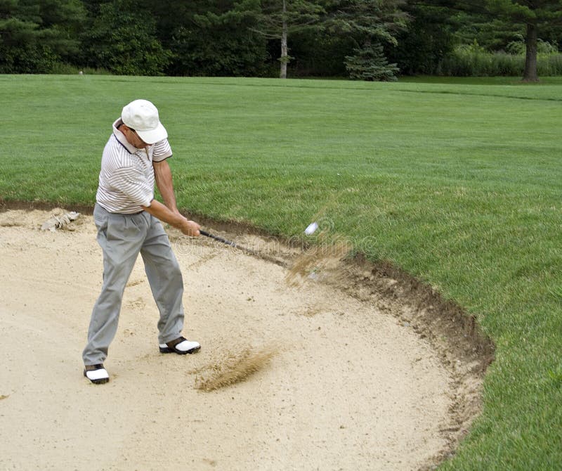 Sand Trap stock image. Image of healthy, stance, ball, putt - 937415