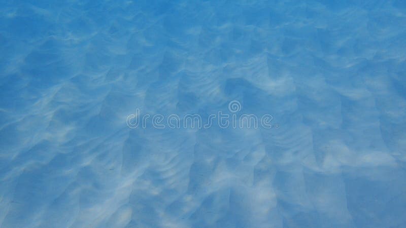 Sand Underwater that the Waves Have Formed a Pattern Stock Photo ...