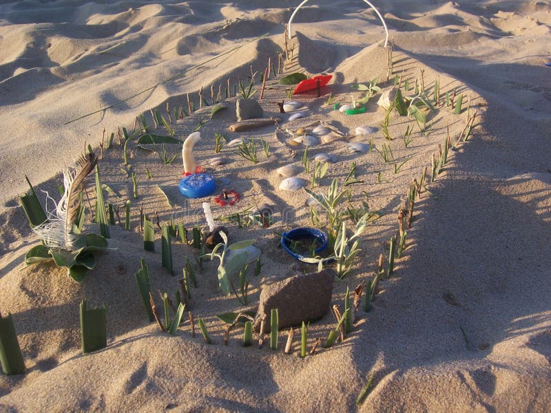 Sand village from trash stock image. Image of hill, vehicle - 263098031