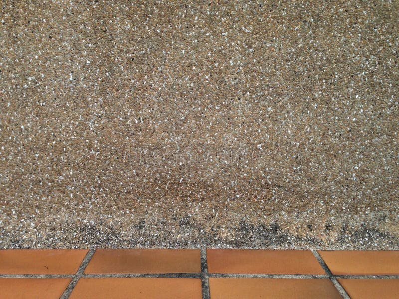 Sand Wall Background Texture with Brick Floor Under Frame Stock Image ...