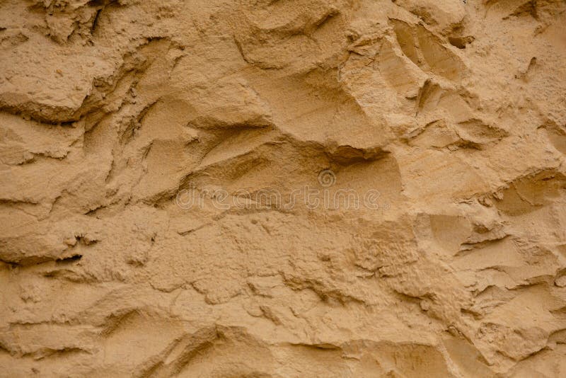 Sand Wall Texture in a Sand Pit Stock Image - Image of wall, soil ...