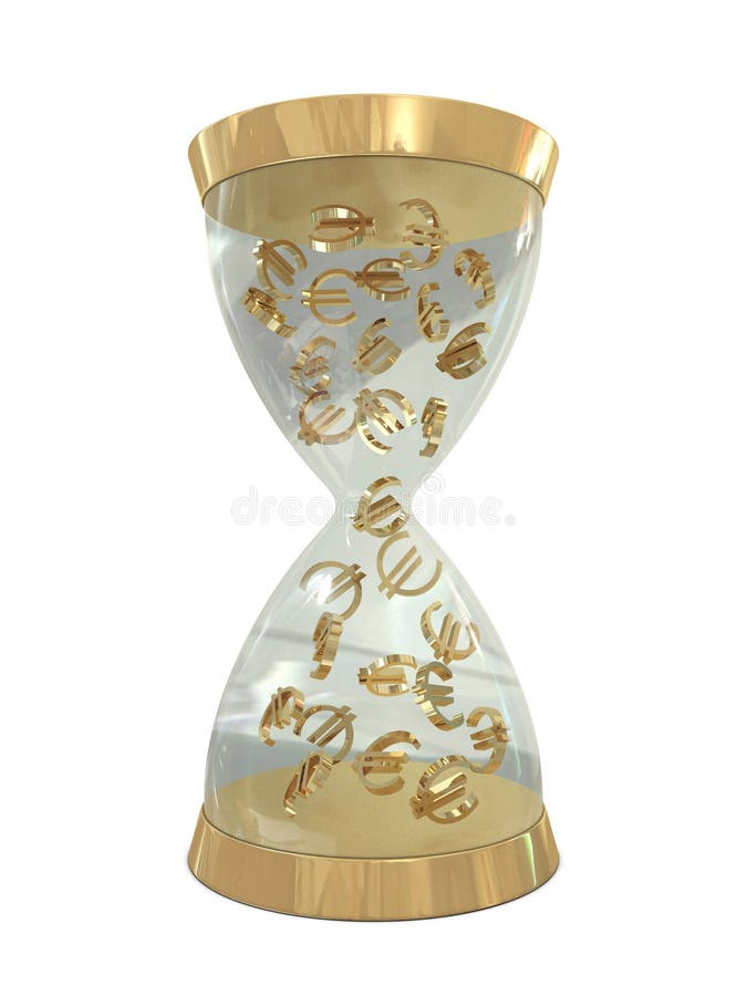 Sand Watch Golden Euros Stock Illustrations – 7 Sand Watch Golden Euros ...