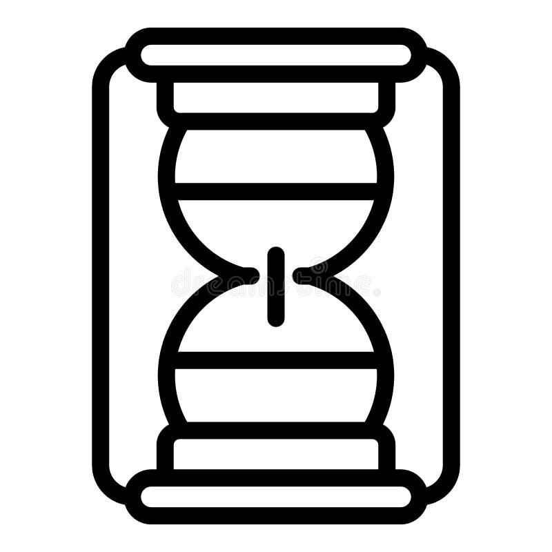 Sand Watch Icon, Outline Style Stock Vector - Illustration of equipment ...