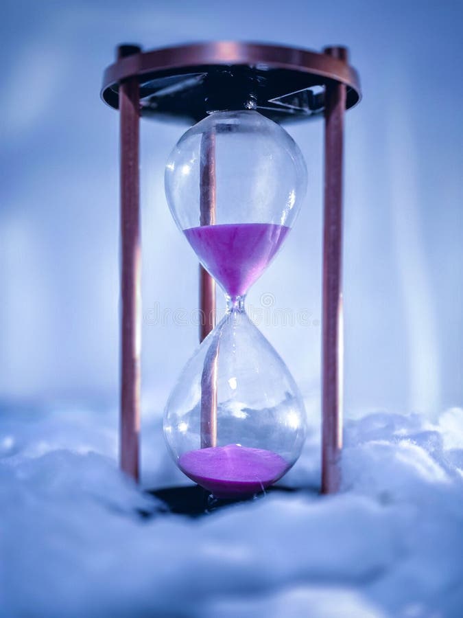 A Sand Watch in a White Room Stock Image - Image of white, sand: 351461457