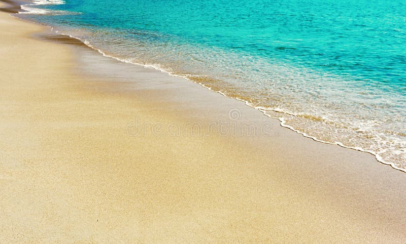 Sand and water stock image. Image of grit, clear, beach - 84565643