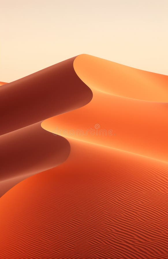 Sand Wave is Blown from One Spot in the Dunes of Namibia Sand Stock ...