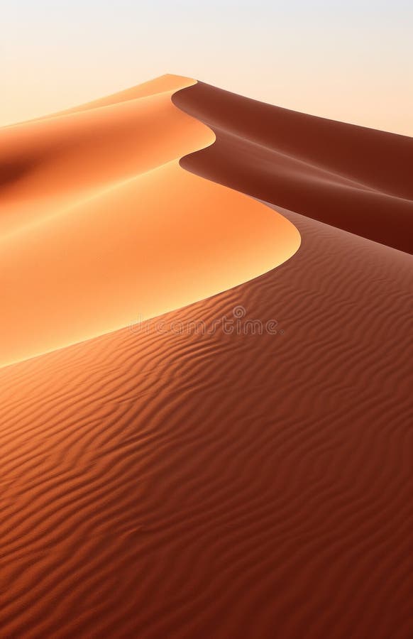 Sand Wave is Blown from One Spot in the Dunes of Namibia Sand Stock ...