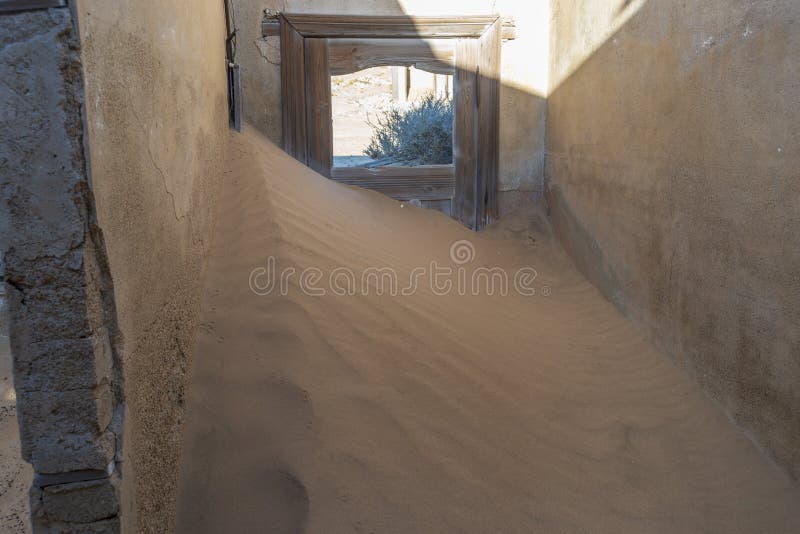 Sand waves inside stock image. Image of town, landmark - 162408571