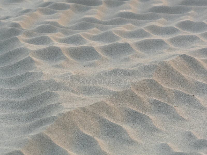 Sand Waves Pattern Created by the Wind on the Beach Stock Photo - Image ...