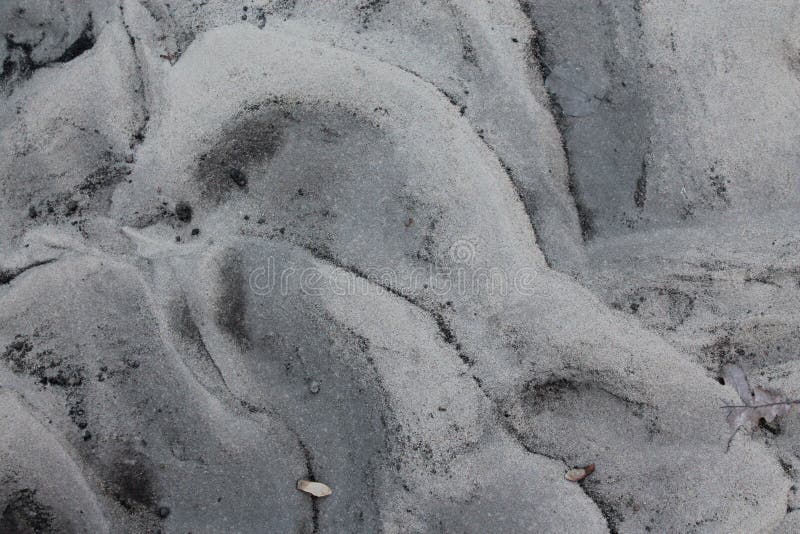 Grey Sand with a Pattern of Waves Stock Image - Image of creek, colors ...