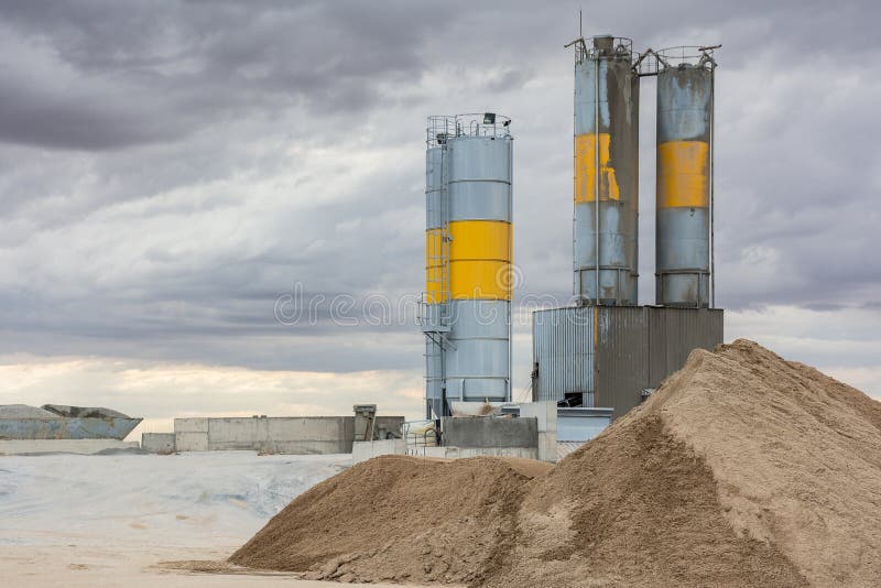 Sand Zur Herstellung Von Zement Oder Beton in Einem Steinbruch ...