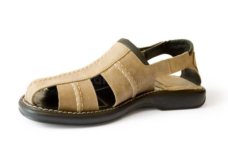 Sandal stock photo. Image of summer, male, clothing, stitching - 2585894