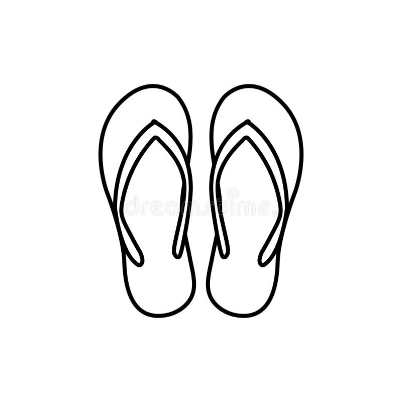 Sandal Graphic Design Template Vector Illustration Stock Illustration ...