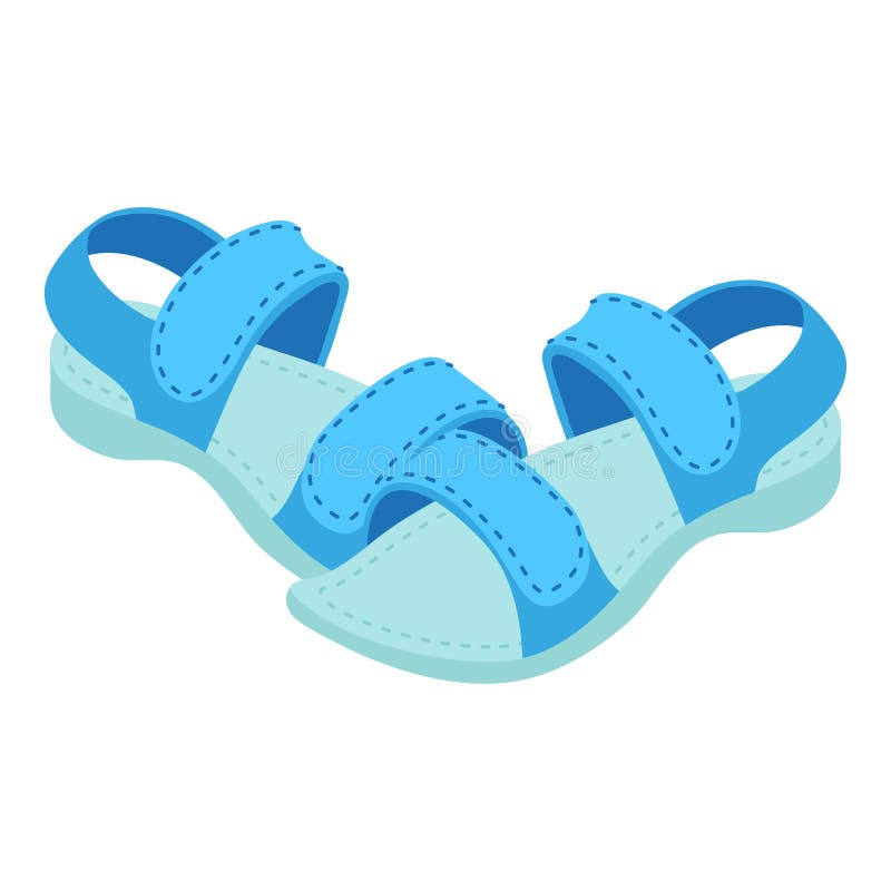 Sandals Icon, Cartoon Style Stock Vector - Illustration of blog ...