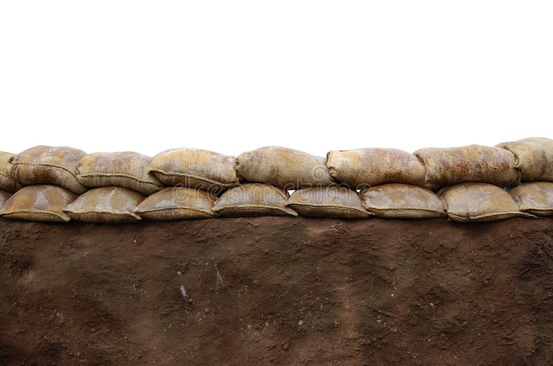 Sandbag wall stock image. Image of stucco, home, wall - 20104013