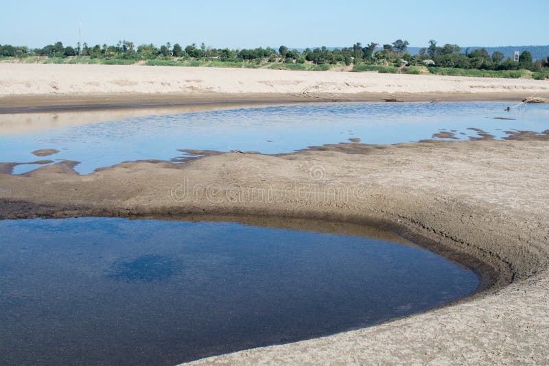 Sandbank Erosion on the East Coast. Stock Photo - Image of slowly ...