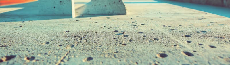 Sandblasted Concrete Surface Showcasing a Smooth, Matte Finish with a ...