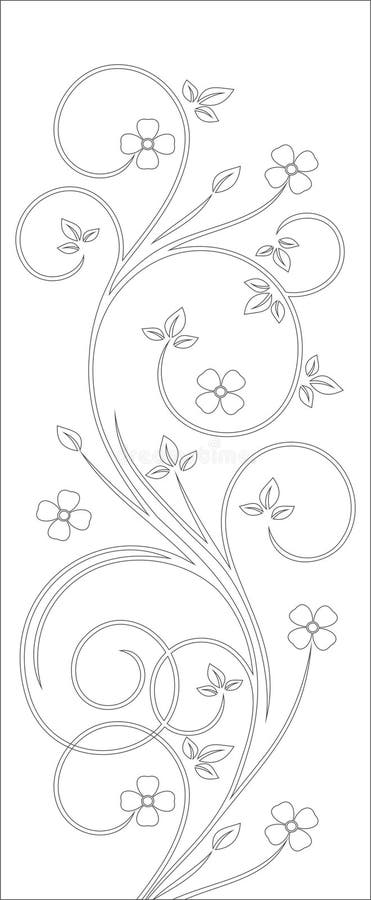 Sandblasting Flower Floral Pattern Glass Designs in CDR Vector Stock ...