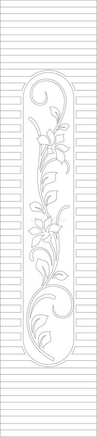 Sandblasting Flower Floral Pattern Glass Designs in CDR Vector Stock ...