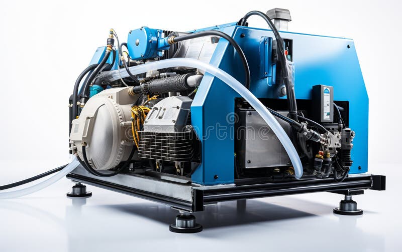 Sandblasting Machine on White Background -Generative Ai Stock ...