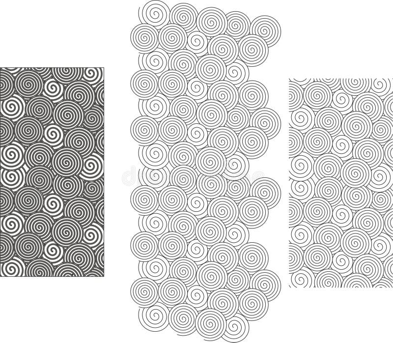 Sandblasting Glass Floral Design Pattern Vectors Stock Vector ...