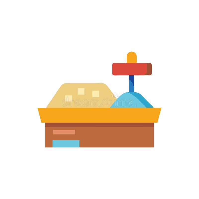 Sandbox Icon for Playtime stock photo. Illustration of sandbox - 358675072