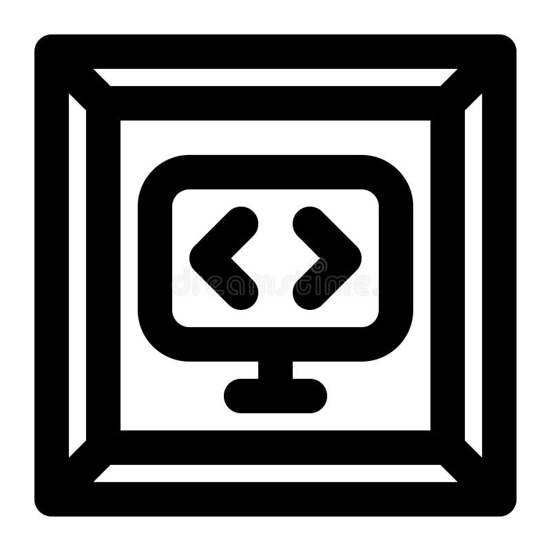 Sandboxing, Computer Security, Programming Outline Icon Stock Vector ...