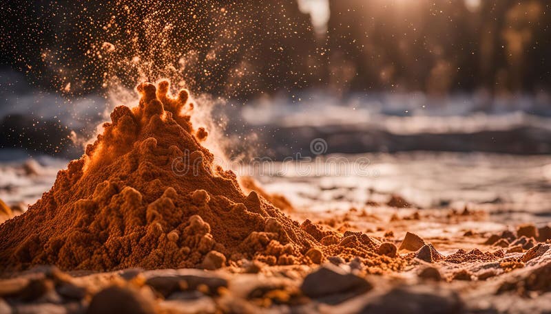 Sandcastle Explosion Stock Illustrations – 16 Sandcastle Explosion ...