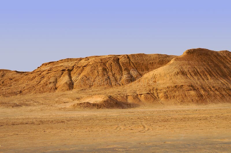 Sanddyner I Den Sahara öknen Arkivfoto - Bild av naturligt, natur: 26667824