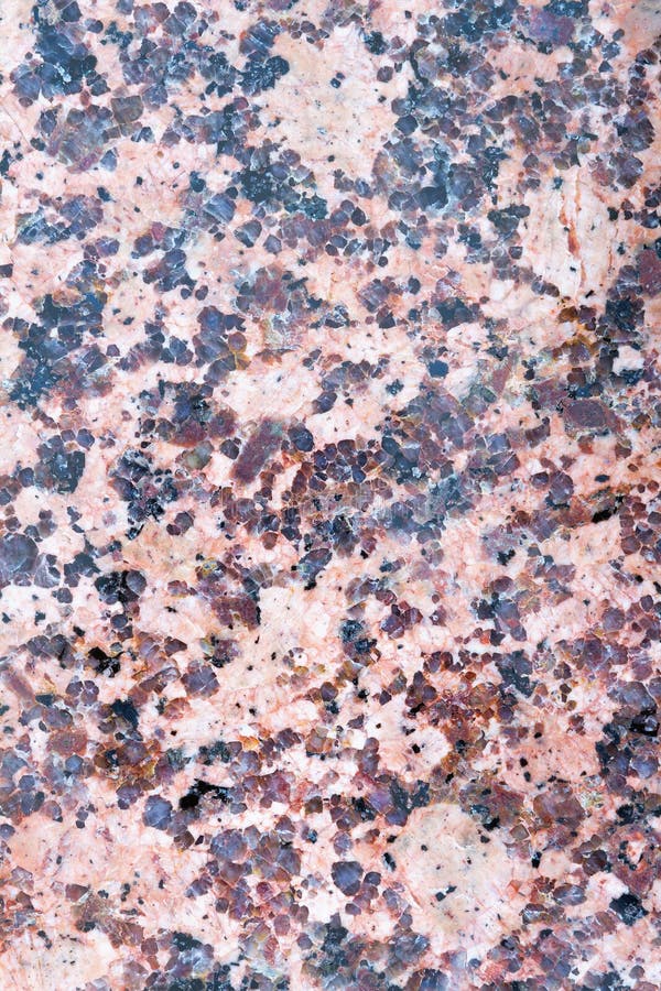 Sanded Shiny Surface of Pink Baltic Granite Rock Stock Image - Image of ...