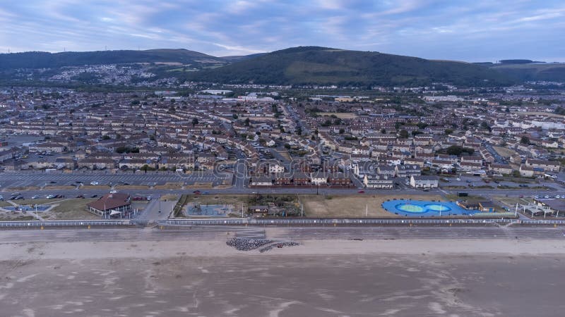 The Sandfields Estate in Port Talbot Stock Photo - Image of talbot ...