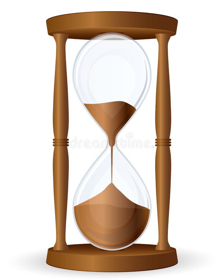 Sandglas vektor abbildung. Illustration von sanduhr, antike - 20747526