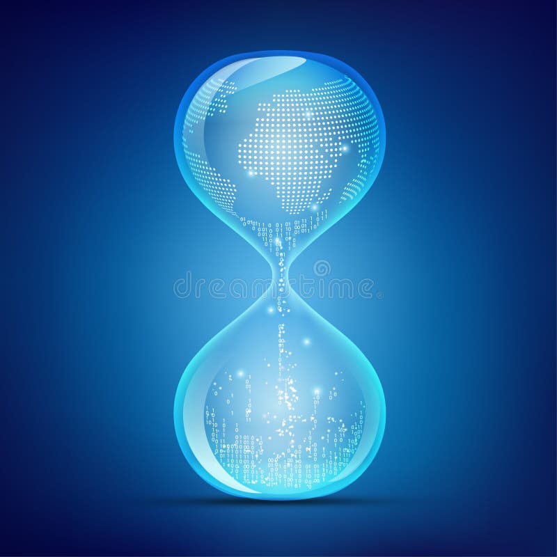 Sandglass stock vector. Illustration of countdown, display - 97902896