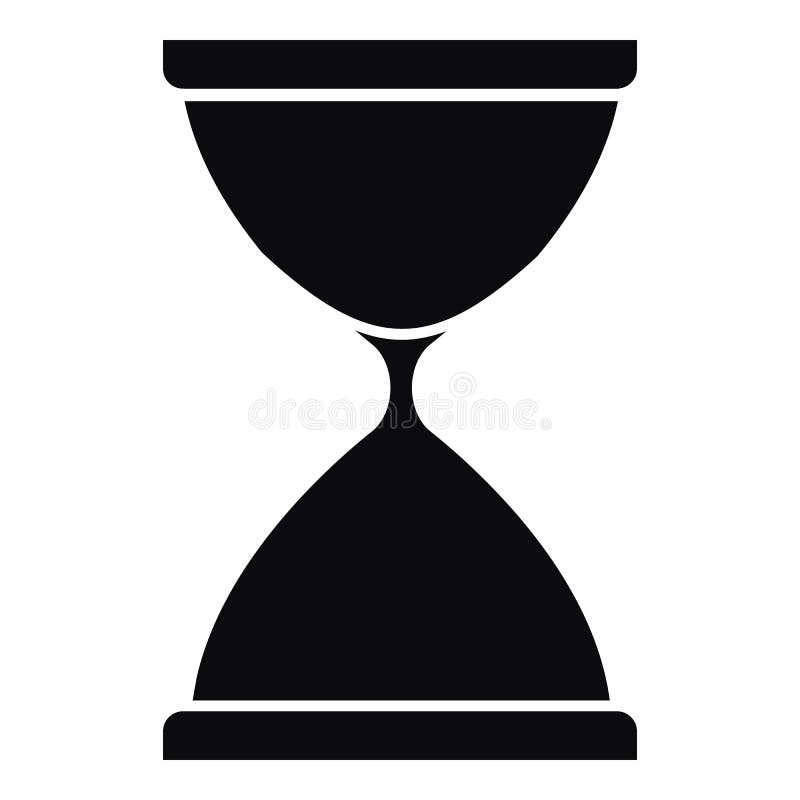 Sandglass Icon, Outline Style Stock Vector - Illustration of vector ...