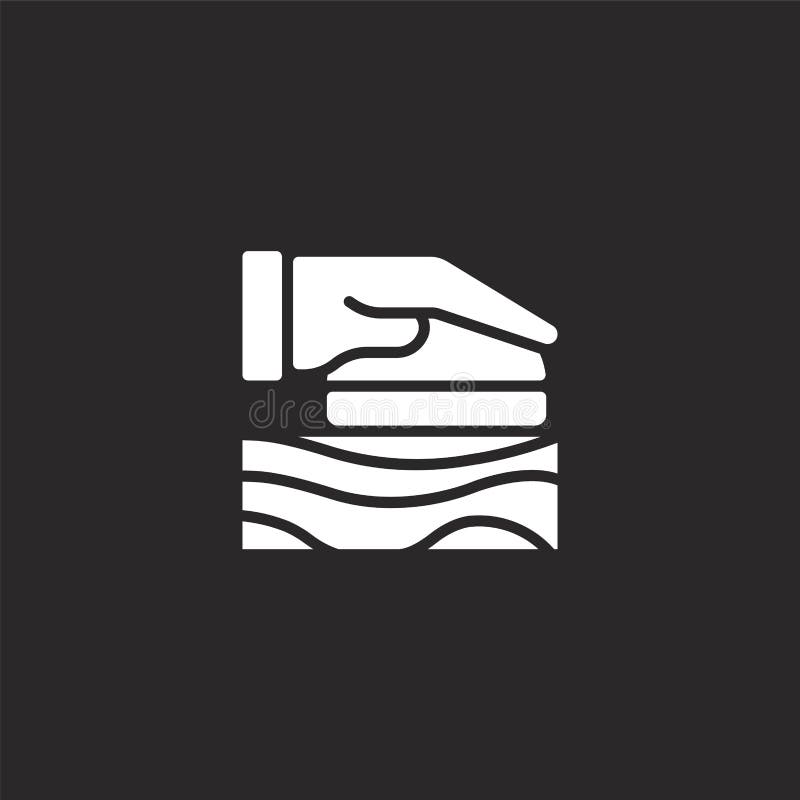 Sanding Icon. Filled Sanding Icon for Website Design and Mobile, App ...