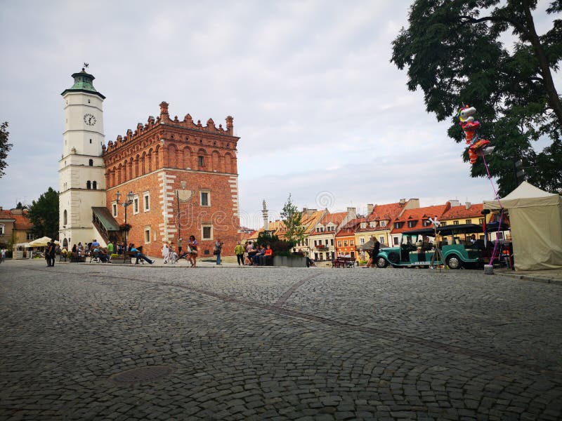 Sandomierz City in Poland stock image. Image of sandomierz - 170854849
